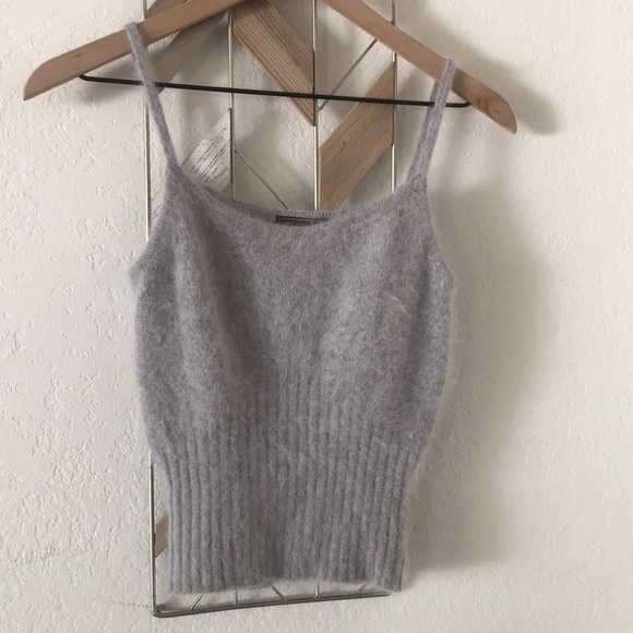 snidel | Tops | Snidel Angora Cropped Sweater Tank | Poshmark